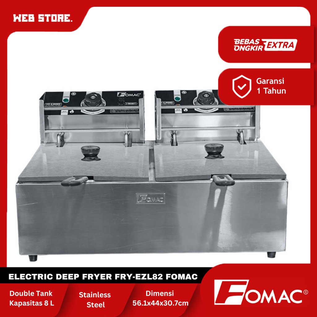 Jual Deep Fryer Listrik Penggorengan Ayam Listrik 8 Liter x 2 Electric ...