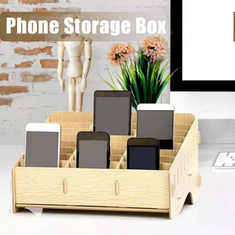 Jual 12/24 Kotak Penyimpanan Hp Di Kelas/Rak Tempat Hp/Rak Penyimpanan ...