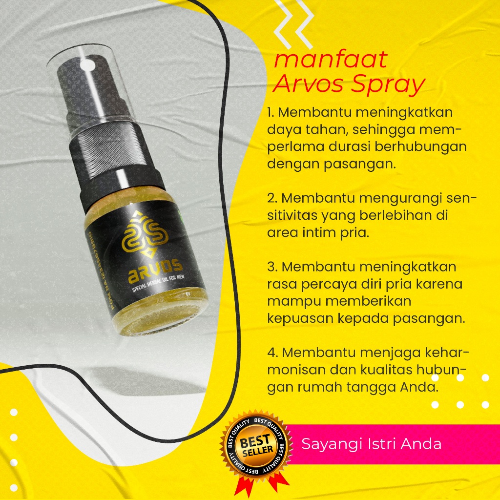 Jual ARVOS Obat kuat semprot pria tahan lama oles X-Sensiall Spray asli ...