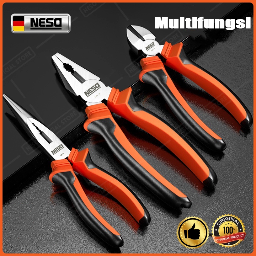Jual Tang potong kombinasi 6inch NESO tang serbaguna perkakas tangan ...
