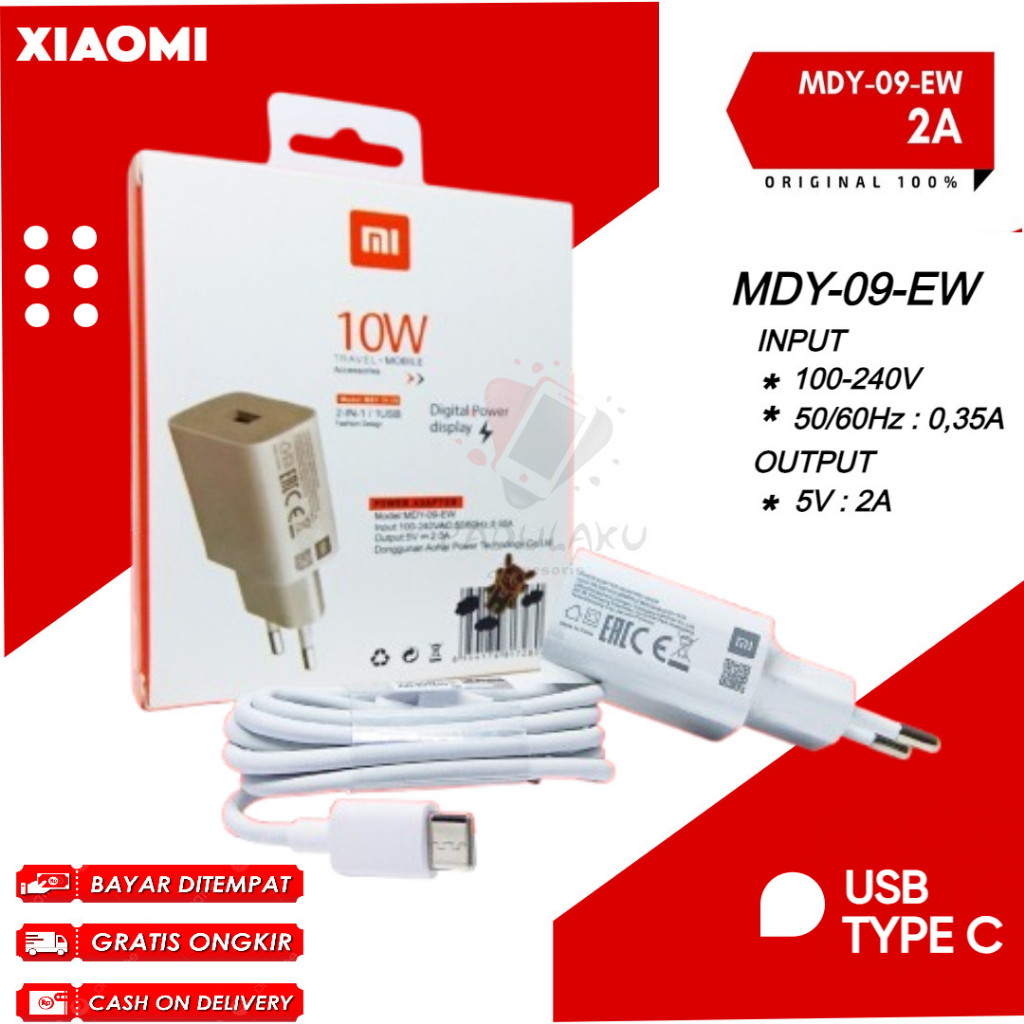 Jual Charger Type C Fast Charging Xiaomi Original 100% Carger Casan HP ...