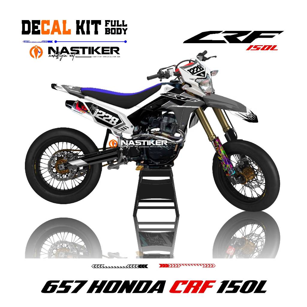 Jual sticker decal crf full body bebas custom - decal KIT crf stiker ...