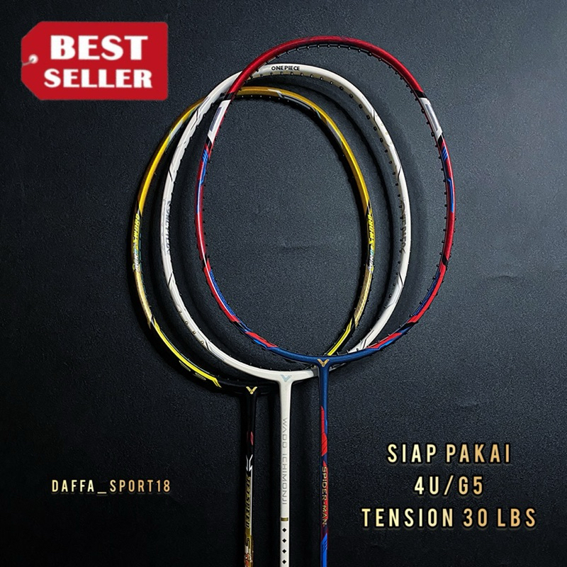 Jual RAKET BADMINTON TERPASANG SENAR 30 LBS FREE TAS DAN GRIP | Shopee ...