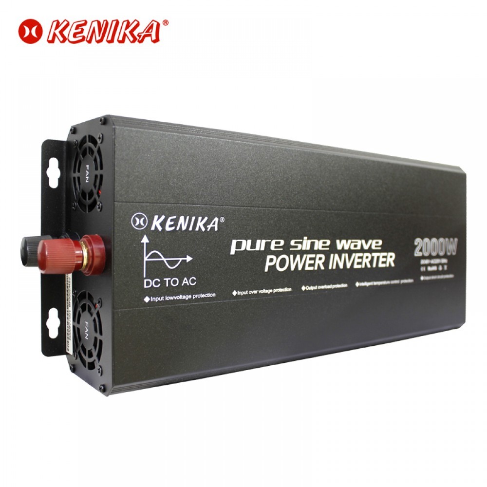 Jual Kenika 2000W Power Inverter Pure Sine Wave 12V 24V 48V DC to AC 220V 50Hz Kenika PSW 2000 ...