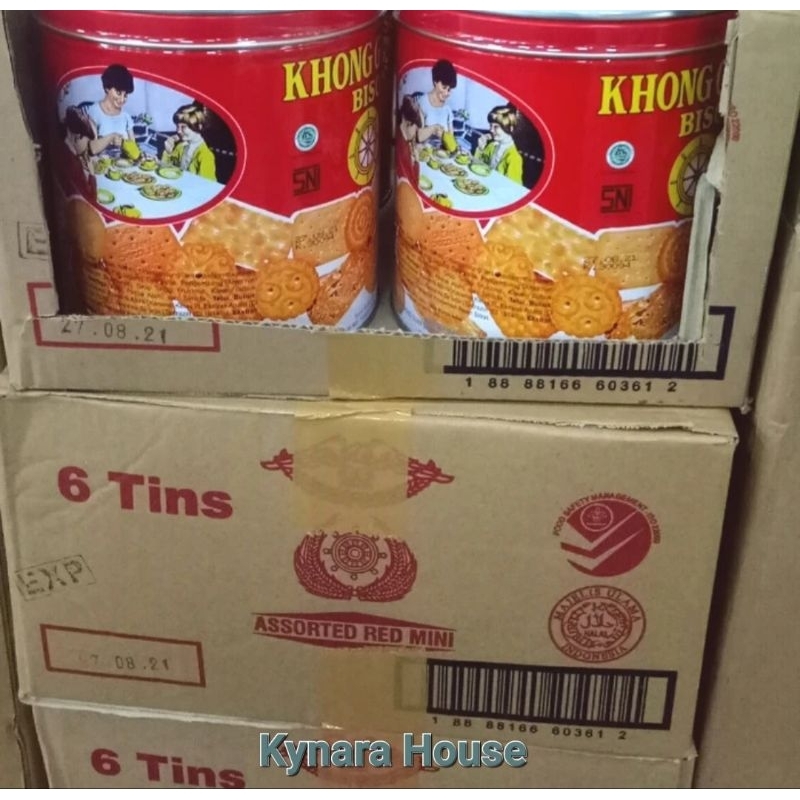 Jual Khong Guan Biscuit Mini Assorted Kaleng 6x650gr (Karton) | Shopee ...