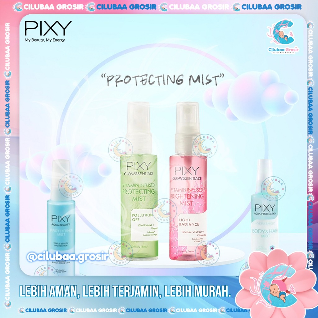 Jual PIXY Aqua Beauty Protecting Mist Spray 60ml || Brightening Mist ...
