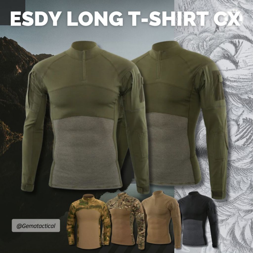 Jual Kaos Esdy Panjang / Esdy CX Panjang / Esdy Long T-shirt / Kaos olahraga / Baju olahraga ...