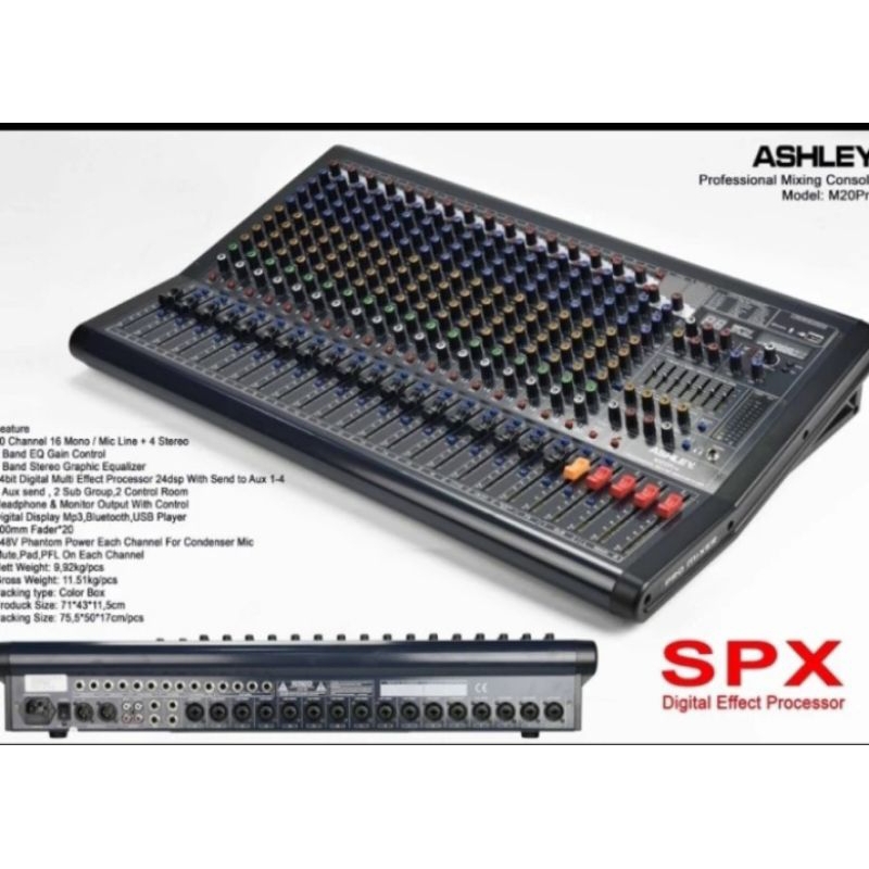 Jual mixer Ashley m20 pro (20 channel original NEW) | Shopee Indonesia