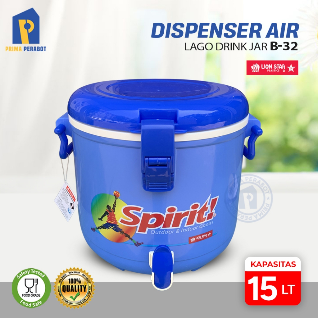 Jual Dispenser Air 15 Liter Water Bucket Galon Air Lago Drink Jar D-32 ...
