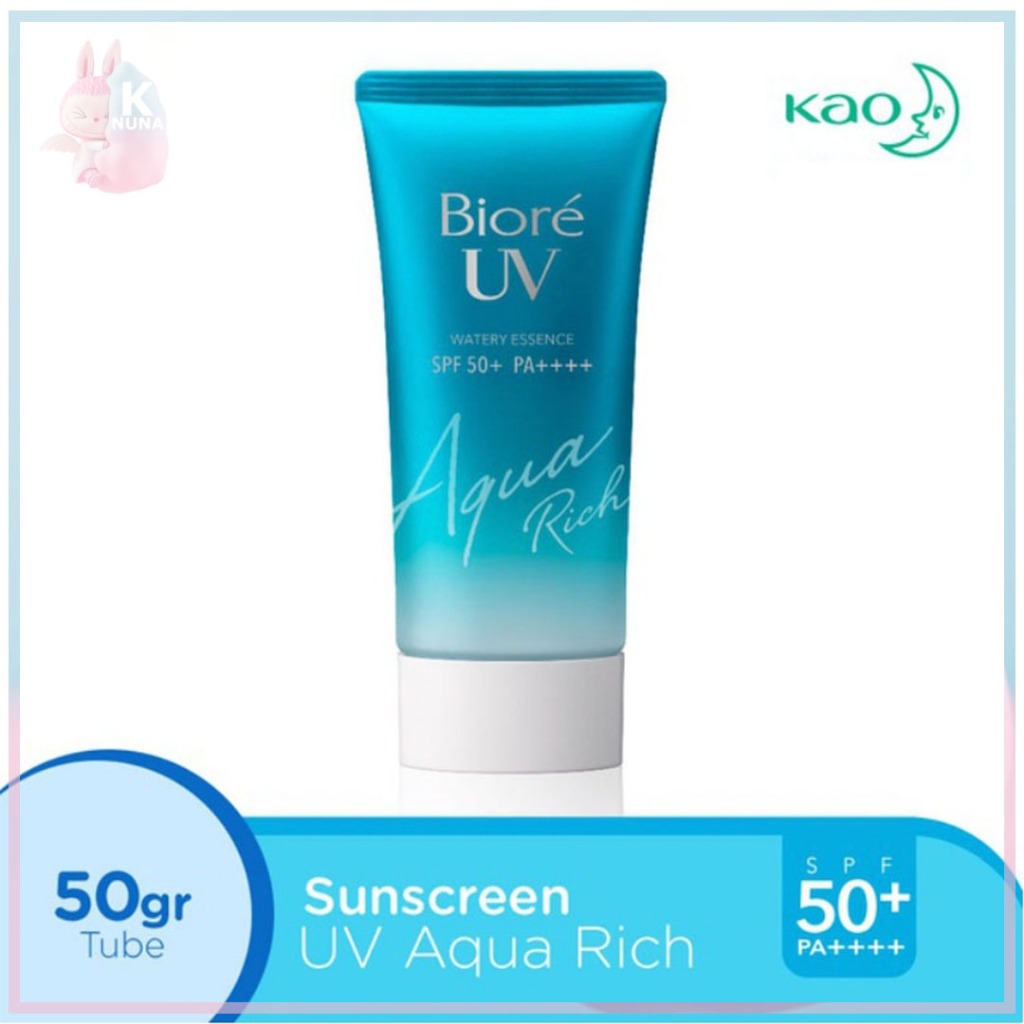 Jual Biore UV Sunscreen Watery Essence SPF 50 PA++++ Waterproof Tube ...