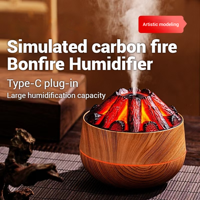 Jual 300ML volcano humidifier difuser aromatherapy scents air ...