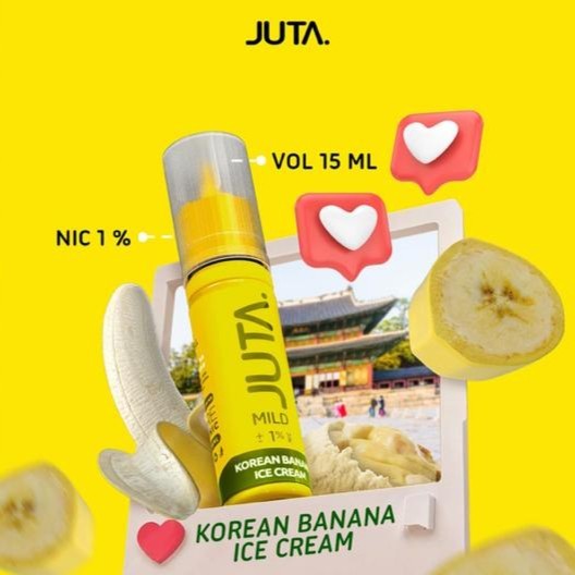 Jual Juta Mild Korean Banana Ice Cream Salt Nic 4x15ML by RSR Brew ...