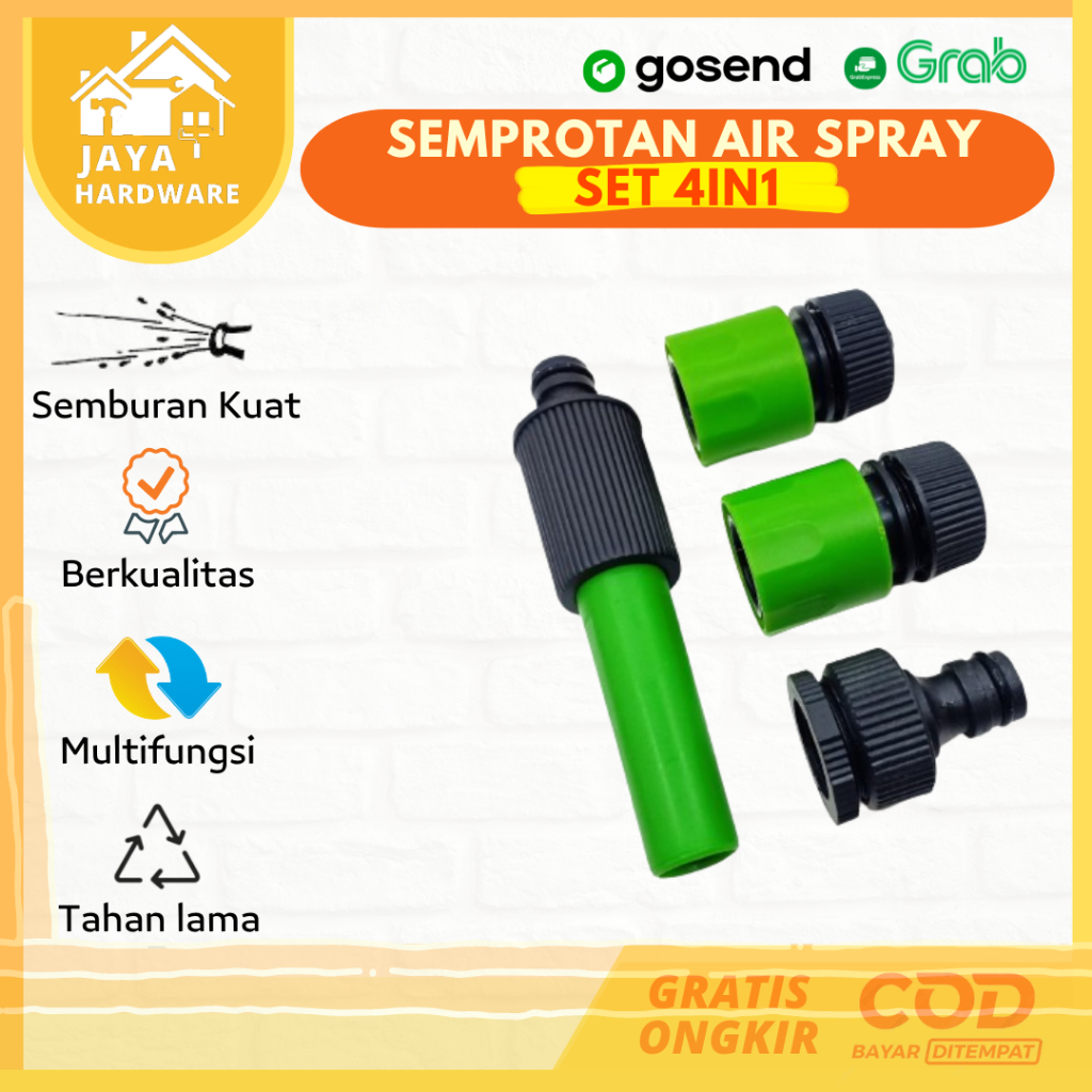 Jual 4IN1 Kepala Penyemprot Semprotan Semprot Air Tanaman + Kran ...
