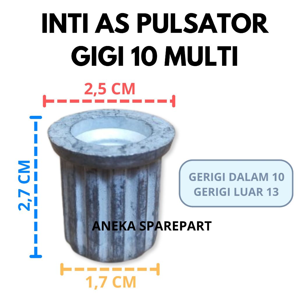 Jual INTI AS PULSATOR GIGI 10 MULTI | Shopee Indonesia