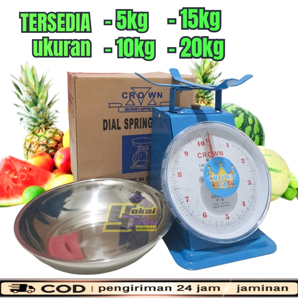 Jual PROMO Timbangan Jarum Timbangan Buah / Sayur Timbangan Laundry Timbangan Duduk 5kg 10kg ...