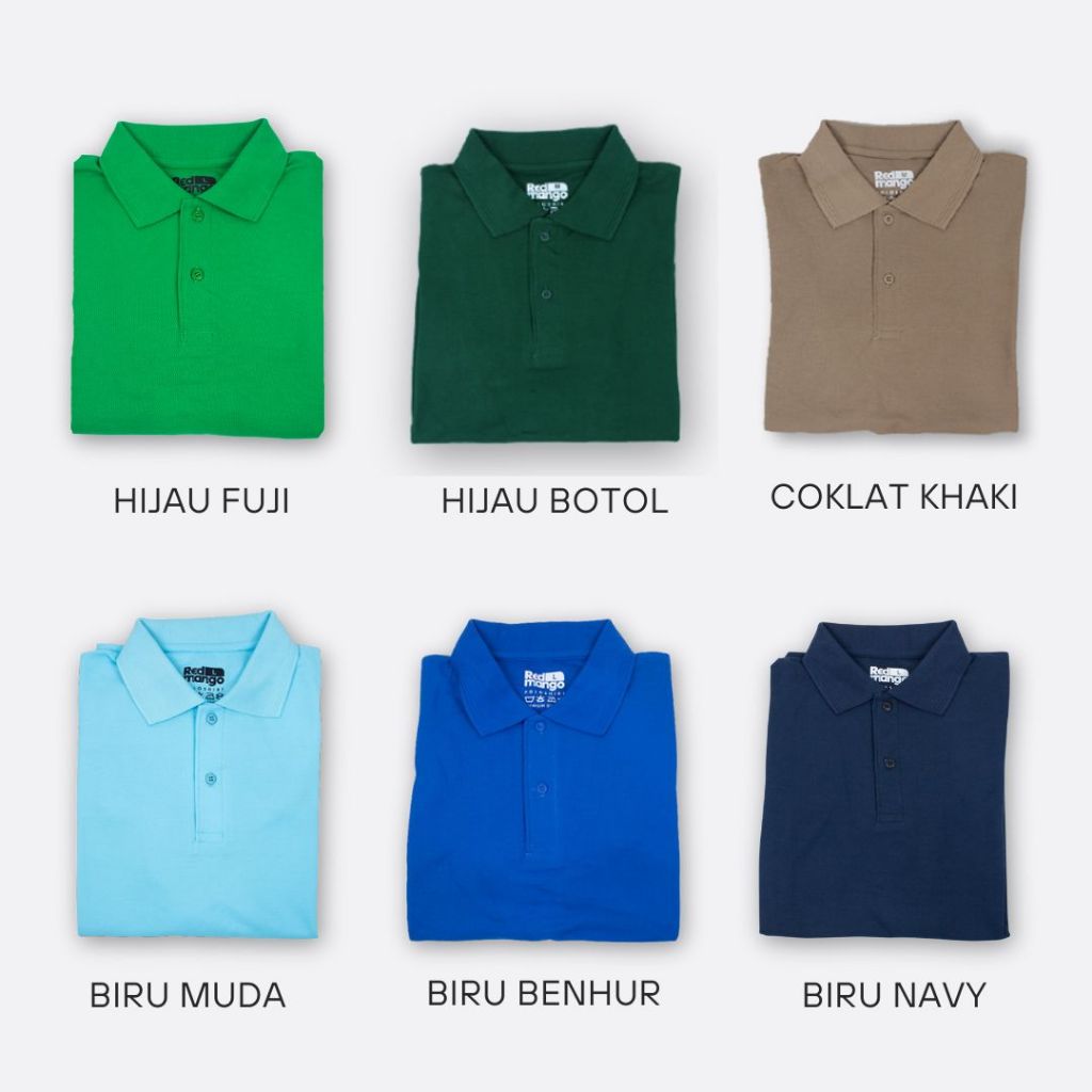 Jual [PREMIUM Cotton CVC] Custom Kaos Polo, Sablon Polo Shirt Satuan ...