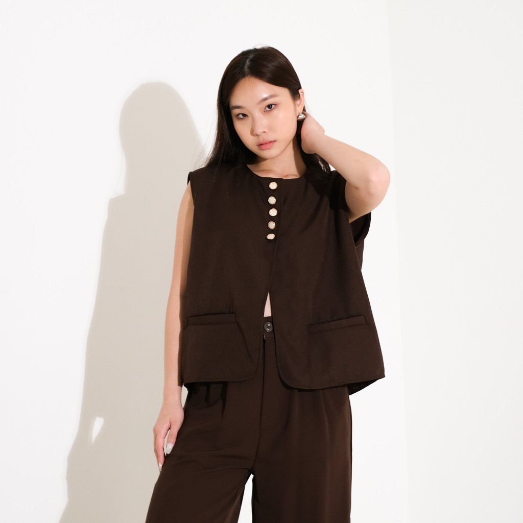 Jual PUKKA Marie Vest (Vest Kancing Depan) | Shopee Indonesia