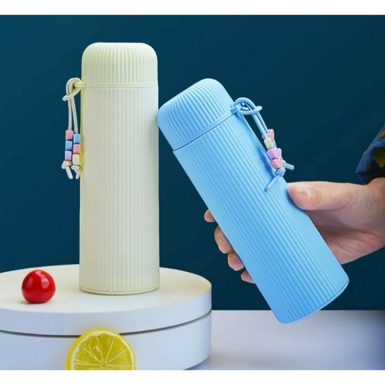 Jual Botol Macaron Korea / Botol Kaca Tali / Botol Aesthetic Kaca Korea ...