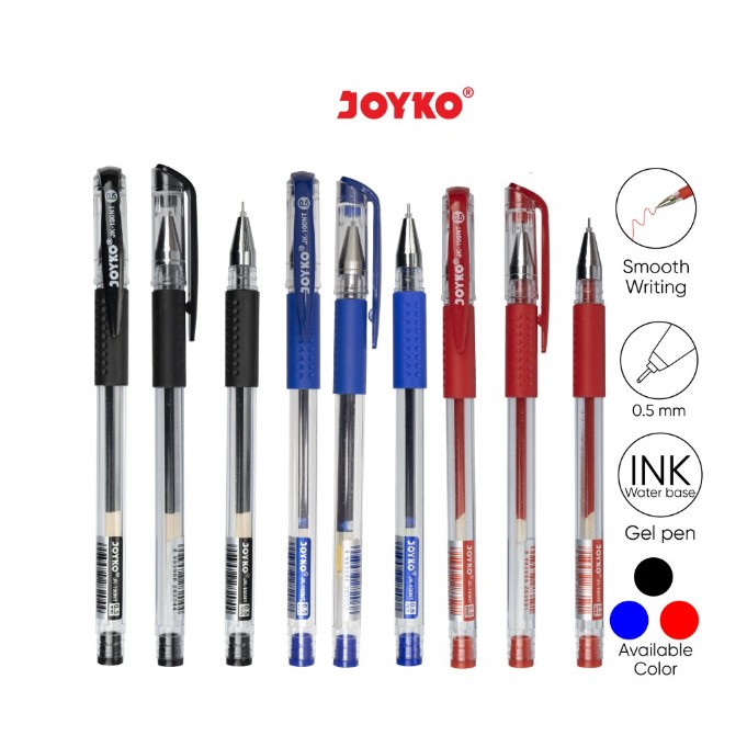 Jual Gel Pen Pulpen Pena Joyko JK-100NT 0.5 mm | Shopee Indonesia