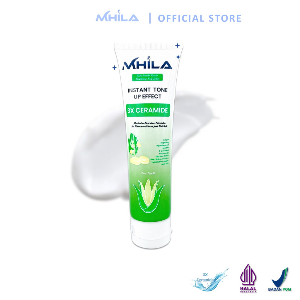 Jual MHILA Fame Vanilla Body Lotion Brightening Instant Tone Up With 3X ...