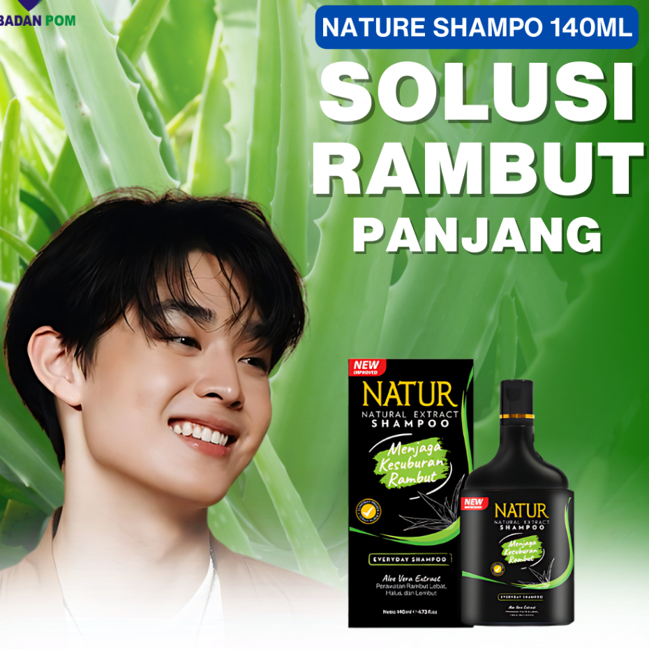 Jual Sampo Nature Aloevera Extract Lidah Buaya Nutrisi Untuk Rambut ...