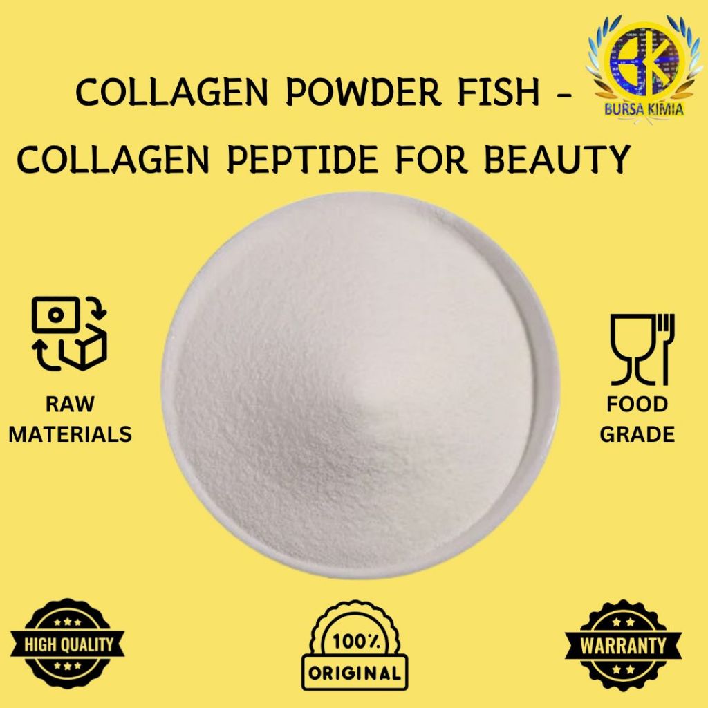 Jual Ready Fish Collagen Powder 1 Kg - Murni Bubuk Kolagen Ikan - Fish ...