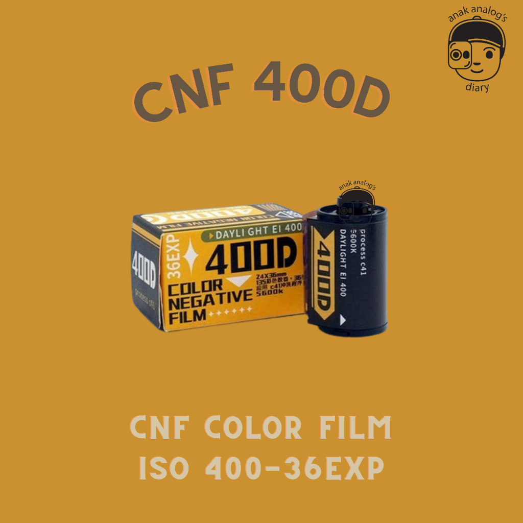 Jual CNF 400D Daylight EI 400D 35mm Film Roll Film 35mm ISO 400 36exp ...