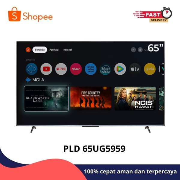 Jual Polytron PLD 65UG5959 Google Tv 4K UHD Smart Tv 65 Inch 65UG5959 | Shopee Indonesia