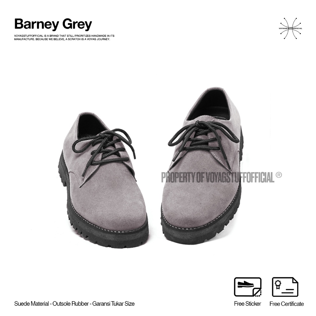 Jual Voyagstuffofficial - Barney Grey Boots Pria | Shopee Indonesia