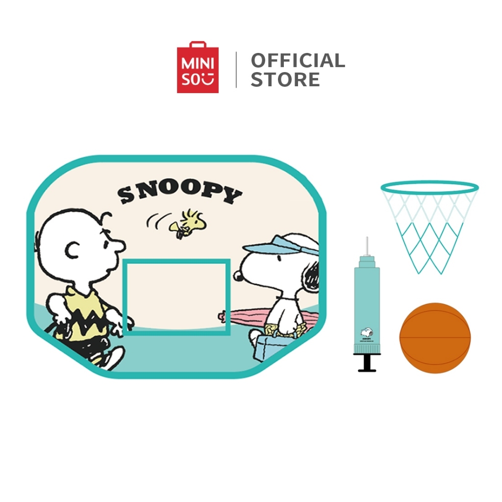 Jual MINISO TOY x Miniso X Snoopy Basket Anak 4In1 Basketball Set ...