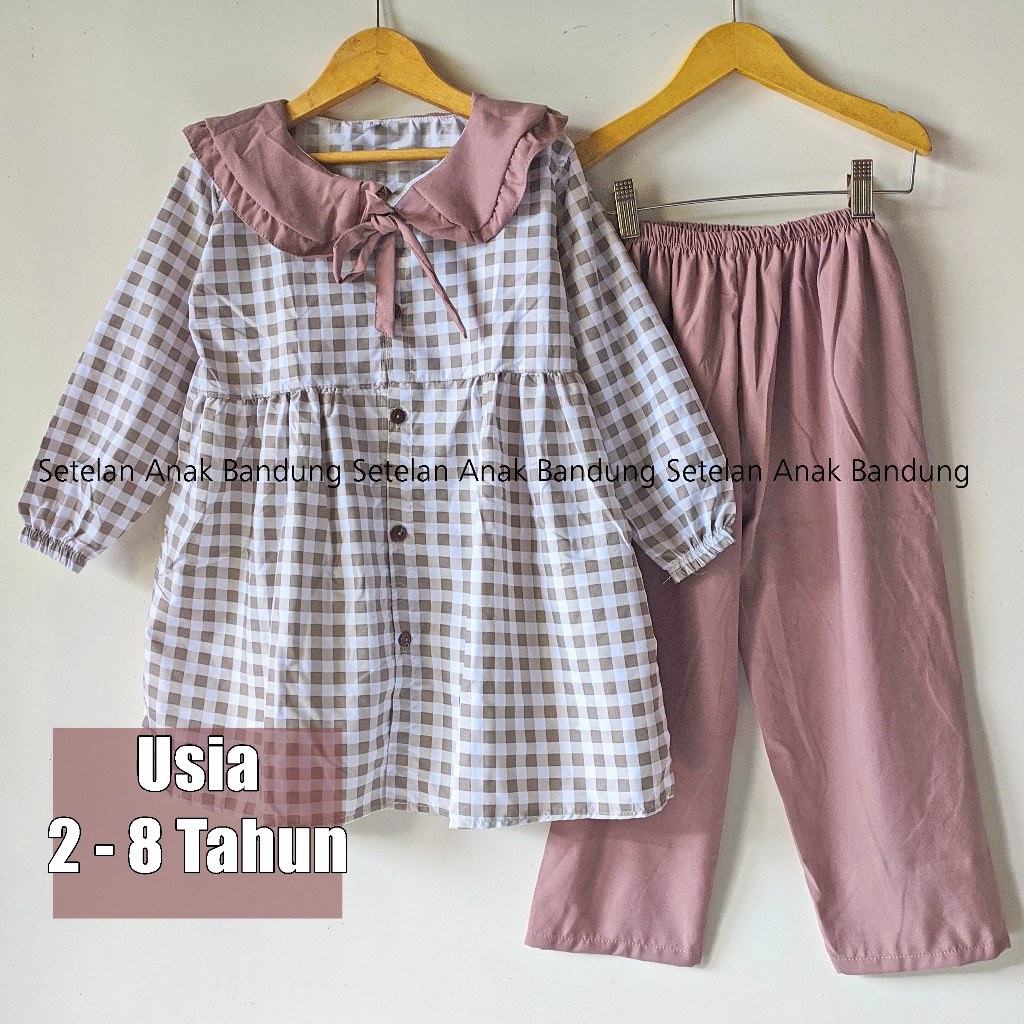 Jual Setelan Anak - OneSet Kekinian/Baju anak Perempuan/Baju Tidur Anak ...