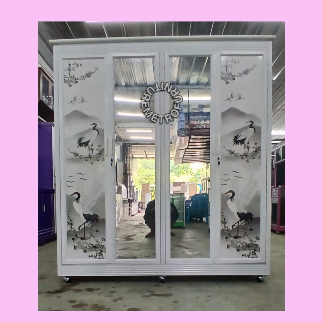 Jual LEMARI PAKAIAN PVC + RODA LEMARI PAKAIAN SLIDING BAHAN PVC RODA ...