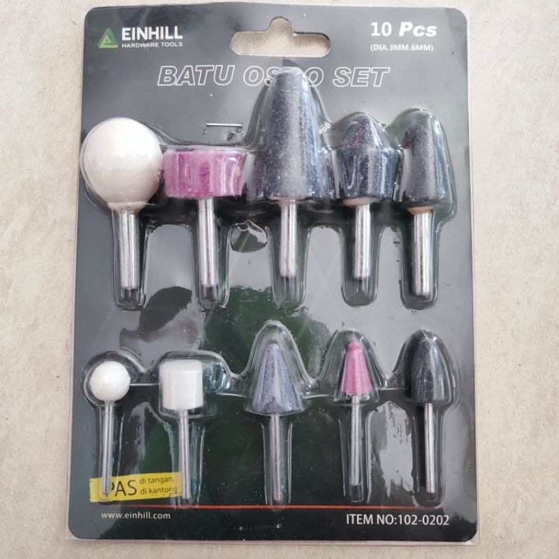 Jual Mata Batu Bor Tuner Grinder Gerinda Asah Poles Mounted Stone Set ...