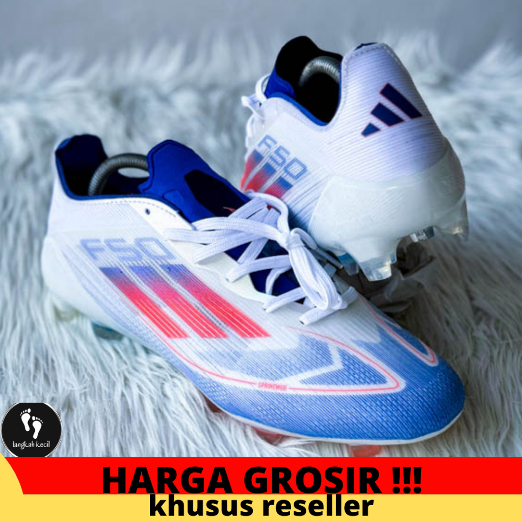 Jual Sepatu bola slimfit F50 messi cloud white red lucid blue fg ...