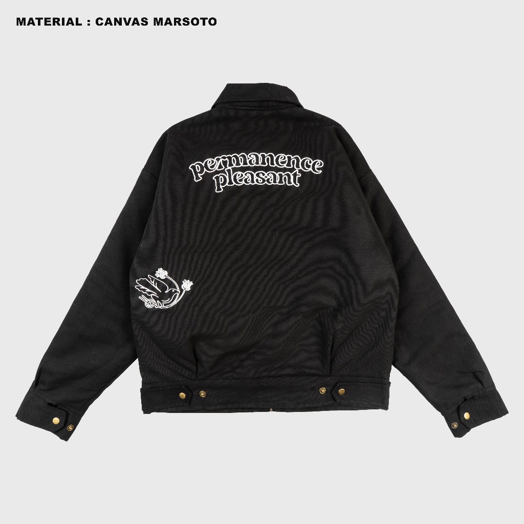 Jual Magma Work Jacket Canvas Marsoto Black 01 Jaket Hitam Terlaris ...