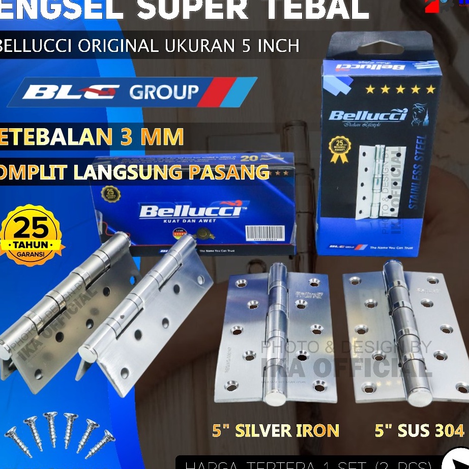 Jual Limit Engsel 5 inc Stainless tebal Engsel 5 Inch Stainless Tebal ...