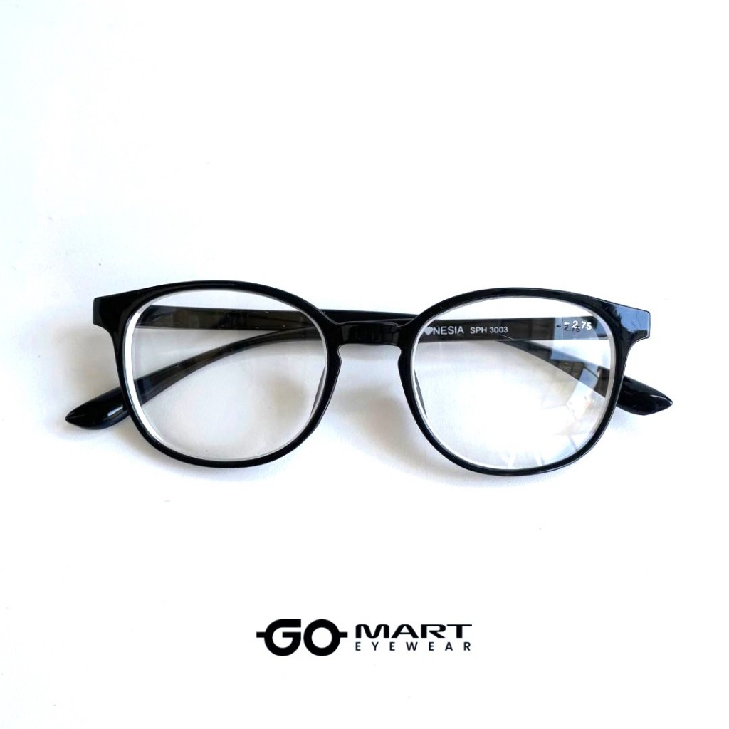 Jual Kacamata Lensa Minus - Model Oval Korean Style - Pria/Wanita - SPH ...