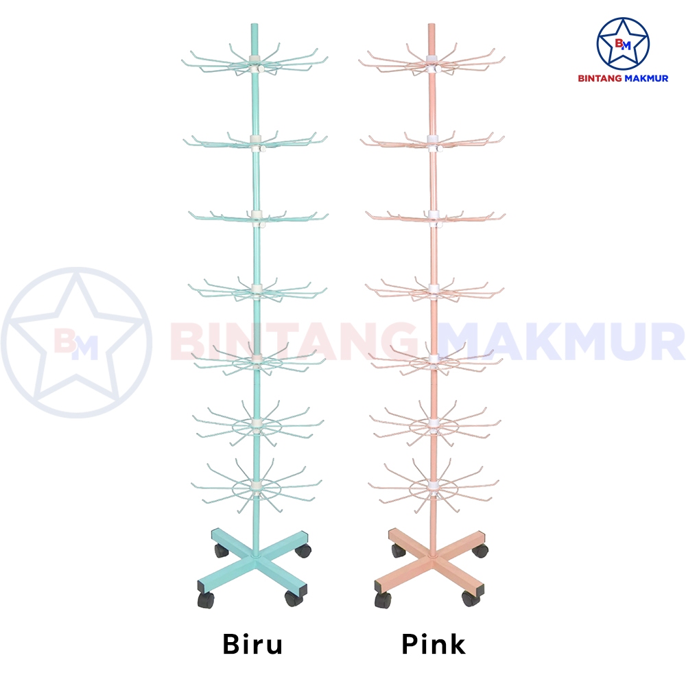 Jual Rak Putar Matahari 7 Susun / Aksesories Pajangan Display | Shopee ...