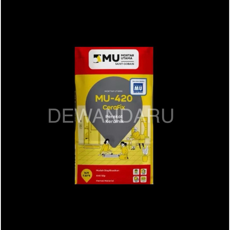 Jual MU 420 25 kg 1 zak 1 sak Perekat Keramik | Shopee Indonesia
