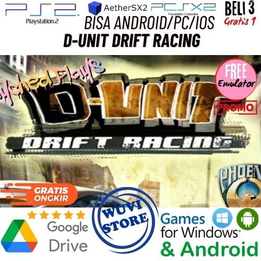Jual PS 2 D-Unit Drift Racing | Bisa di PC / Android / IOS Plus ...
