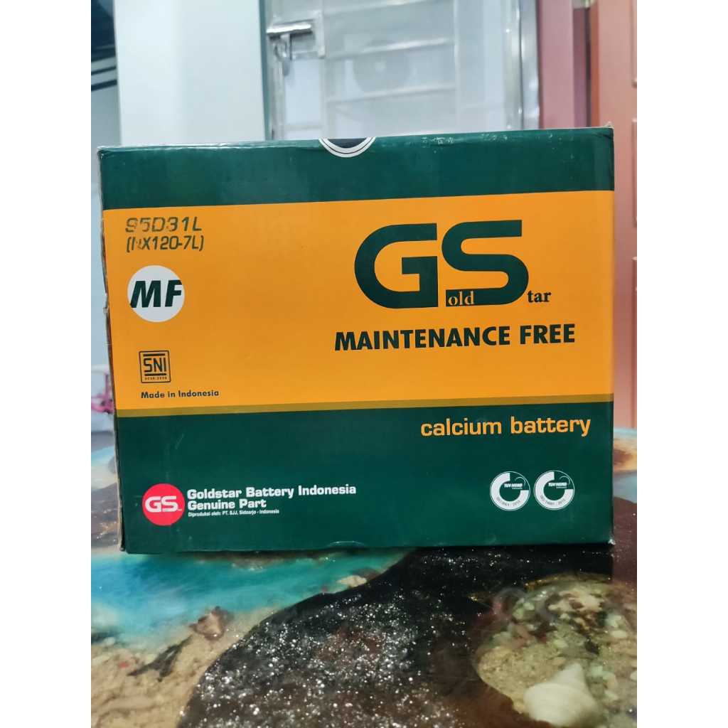 Jual Aki Mobil KERING GS MF NX120-7L 95D31L 12V 110Ah AKI KERING PAJERO ...