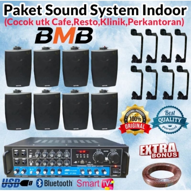 Jual Paket Sound Speaker Indoor Cafe Kantor Klinik Ruko Isi 8 Speaker ...