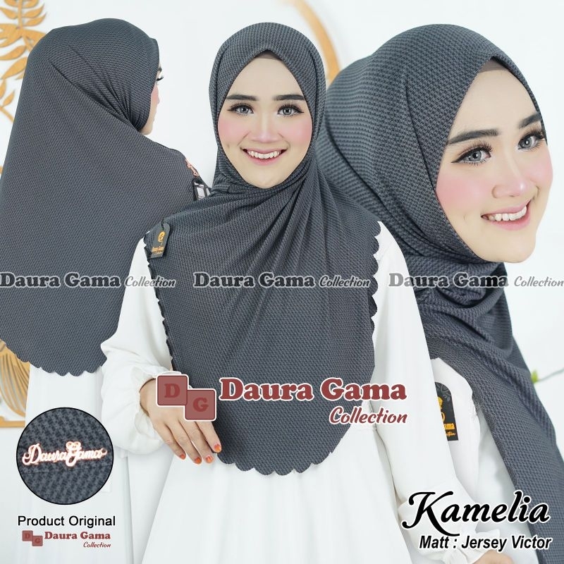 Jual Hijab Bergo Cutting Laser Kamelia Ped Malay Syar'i Hijab Instan ...