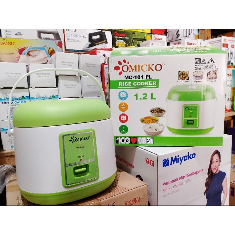 Jual RICE COOKER KECIL, RICE COOKER UKURAN SEDANG OMICKO 1,2 LITER ...