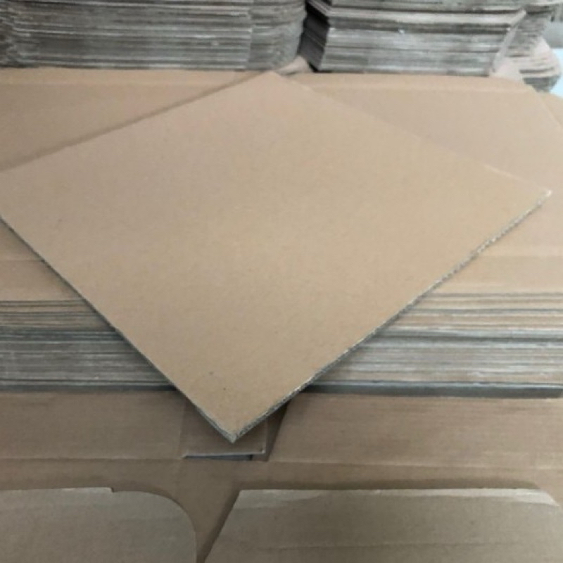 Jual 80x80 cm lembaran single wall kardus dus karton packaging kraft ...