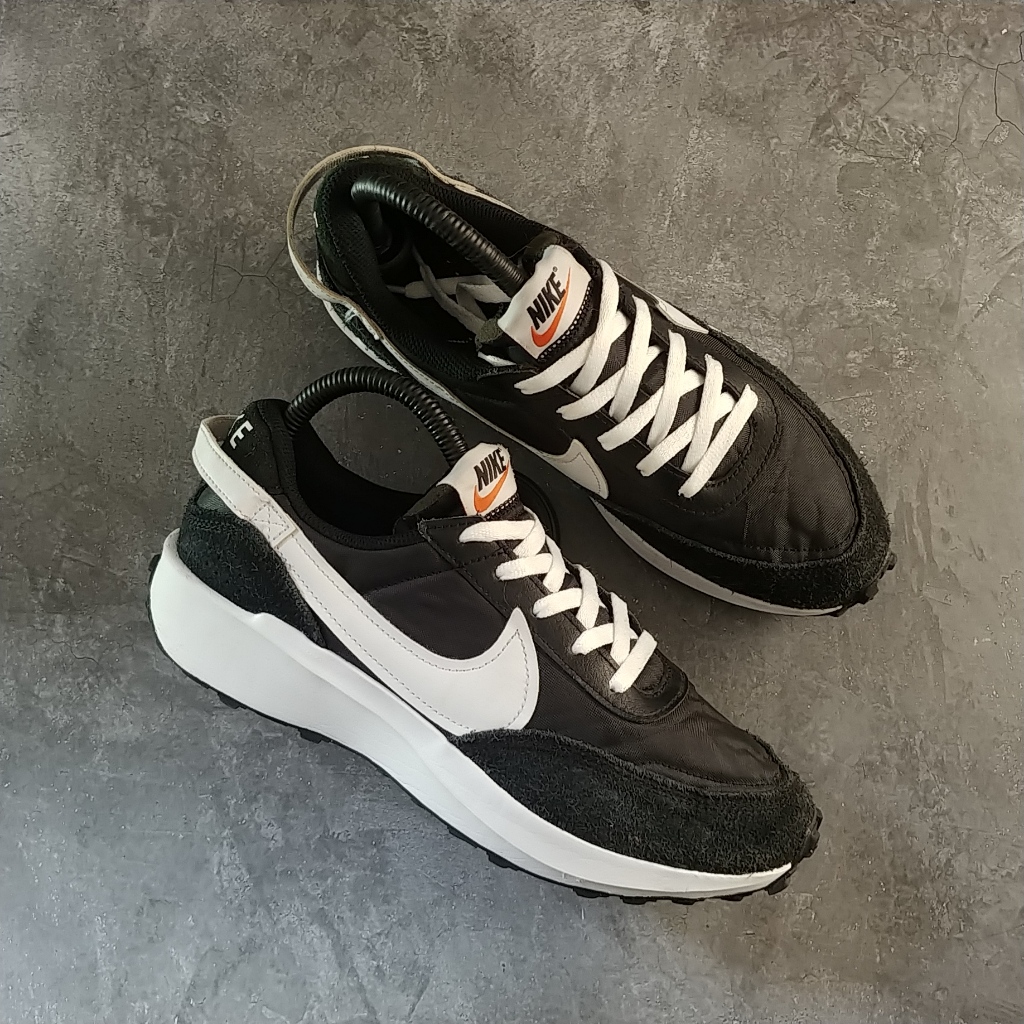 Jual N*ke Waffle Debut Black White ( Size 39 ) | Shopee Indonesia