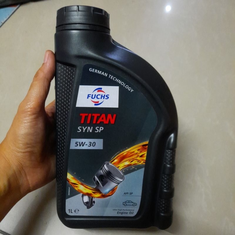 Jual oli mesin oli fuchs titan sp 5w-30 german technology original 100% ...