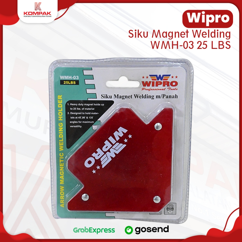 Jual WIPRO SIKU MAGNET 3INCH 25LBS / MAGNET LAS WELDING 3" | Shopee ...