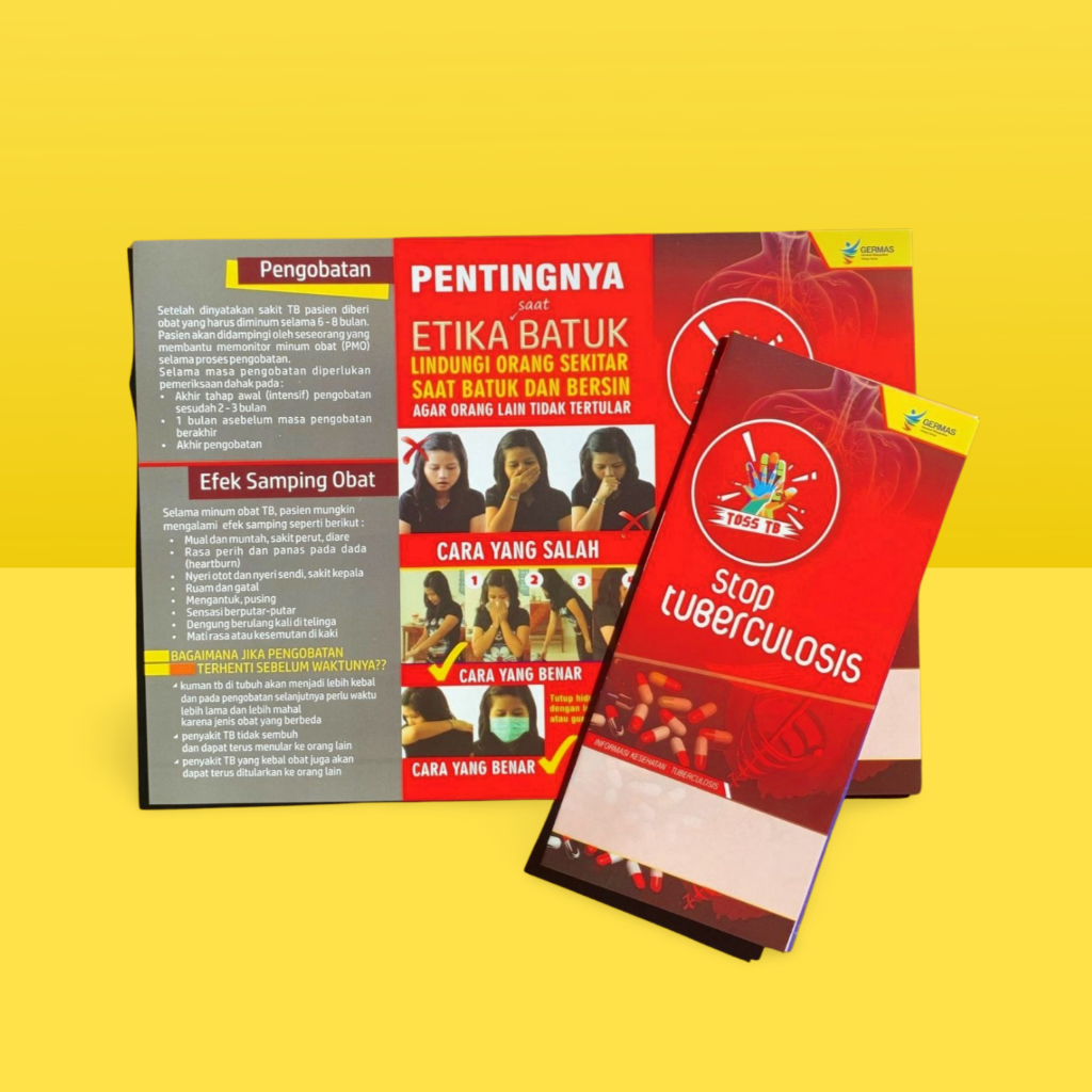 Jual Brosur Kesehatan | Leaflet STOP Tuberculosis | Media Edukasi Etika ...