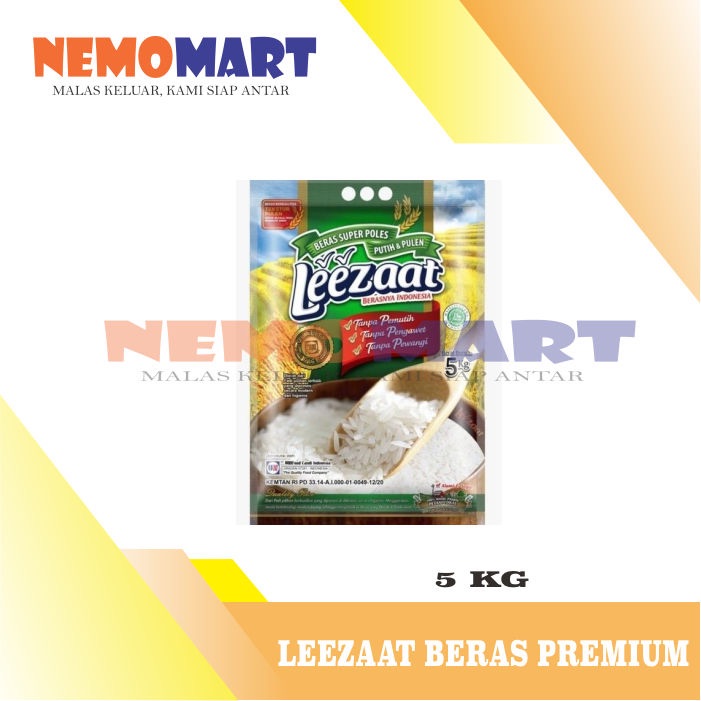 Jual BERAS LAHAP LELE PREMIUM 5 KG KILO KILOGRAM PULEN PUTIH ALAMI 5KG ...